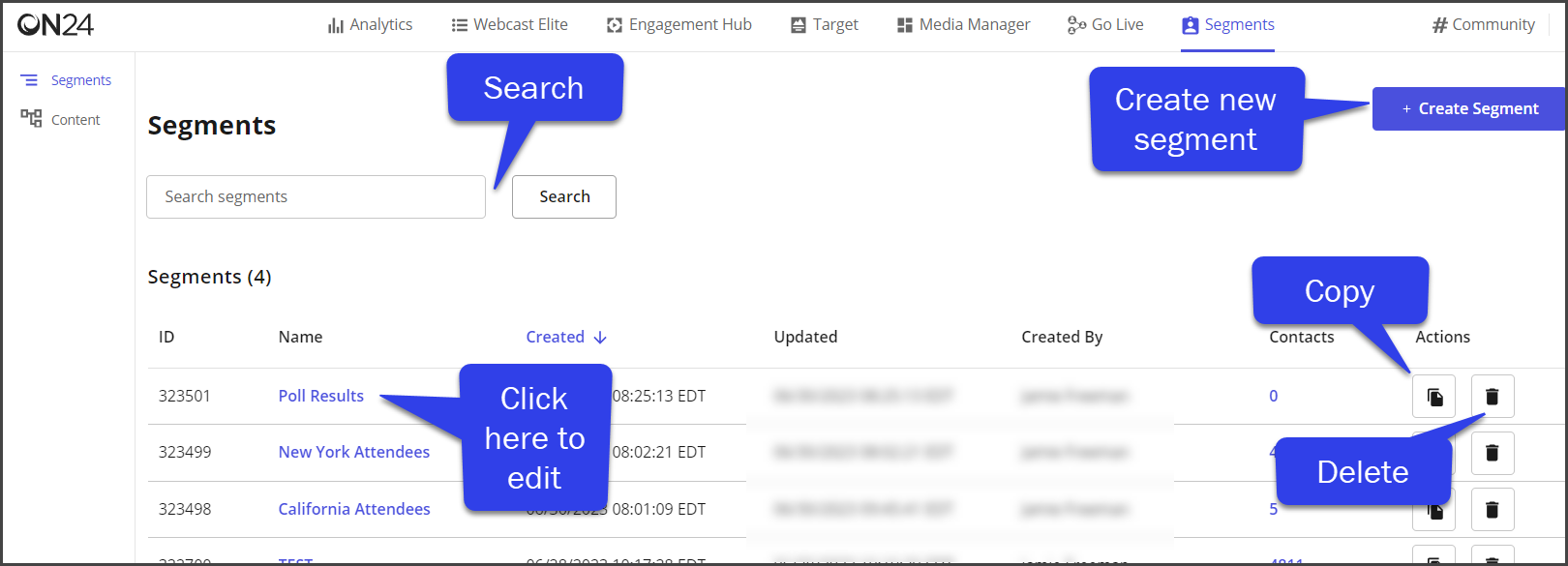 Segment Builder User Guide – ON24