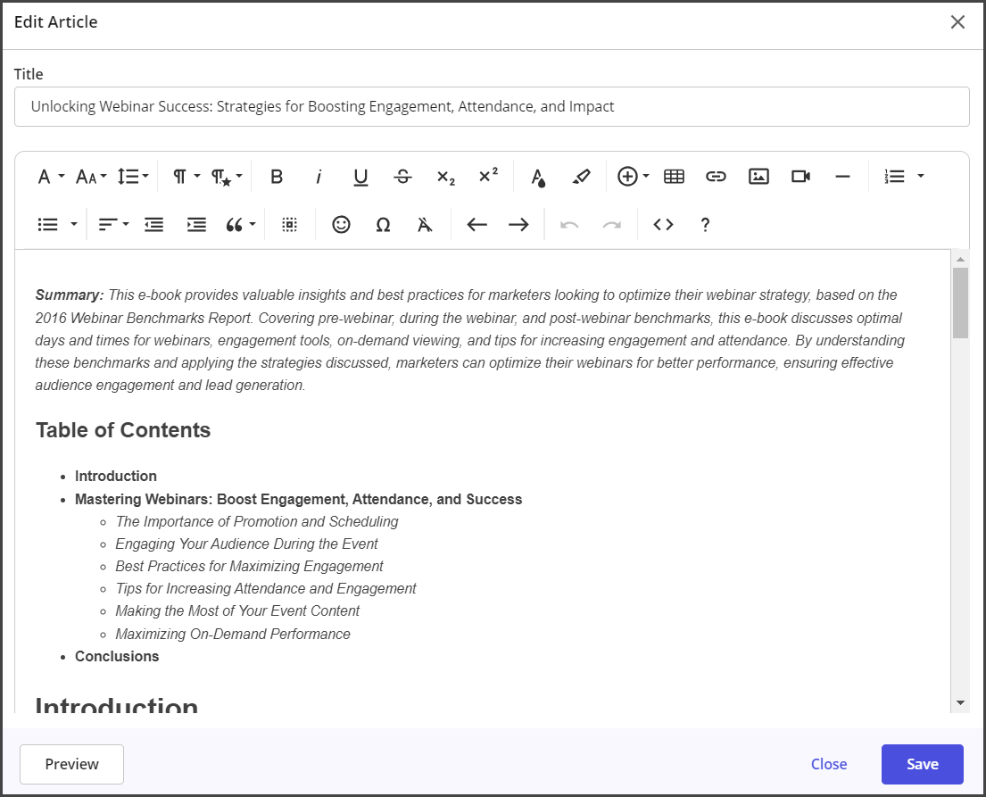 AI-Generated Content – ON24