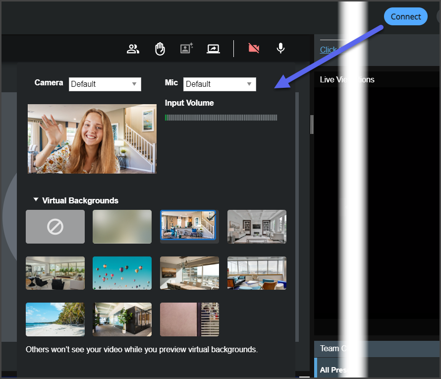 Using Virtual Backgrounds in Elite Studio – ON24