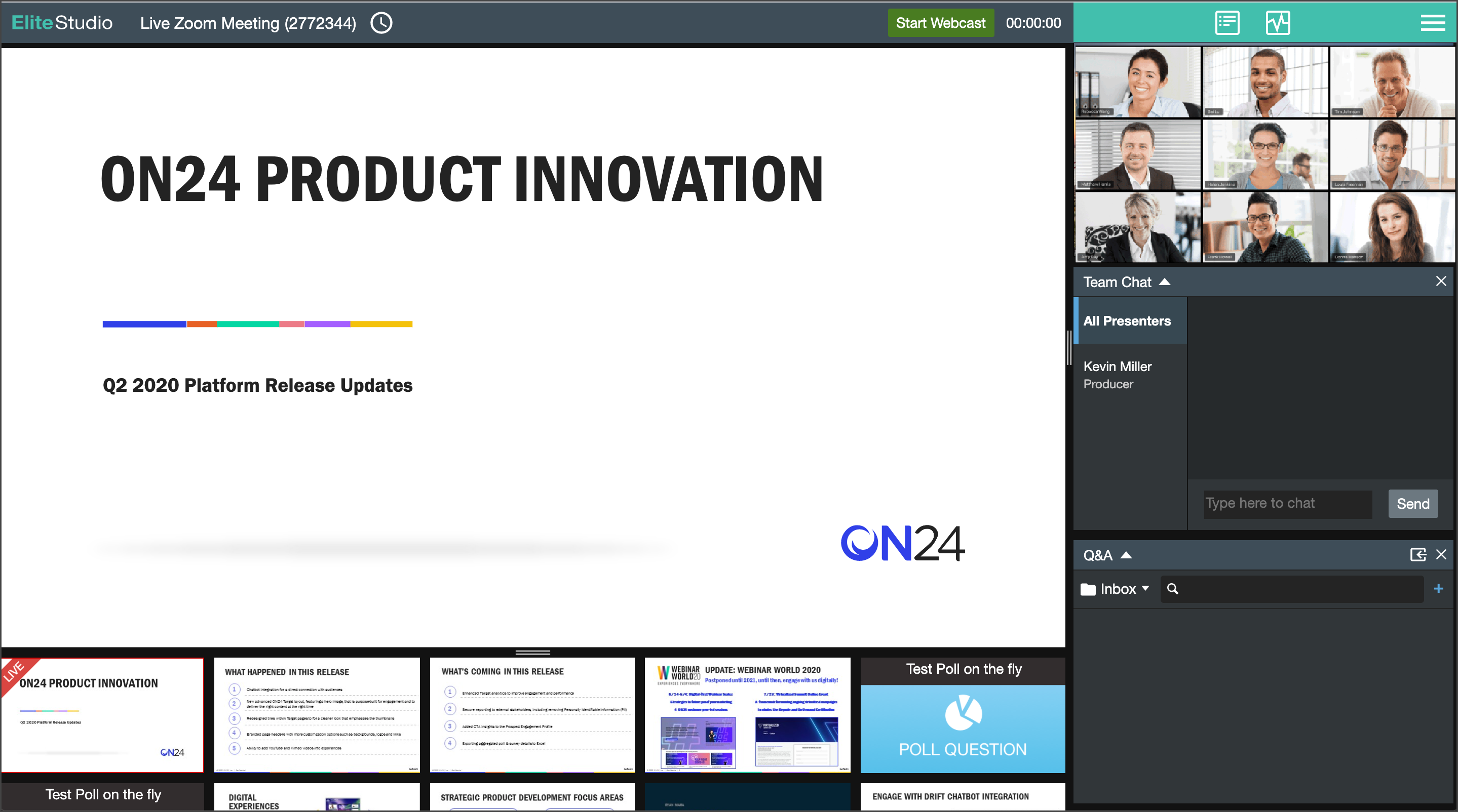 Streaming a Zoom Meeting into a Live Webcast using Broadcast Video – ON24