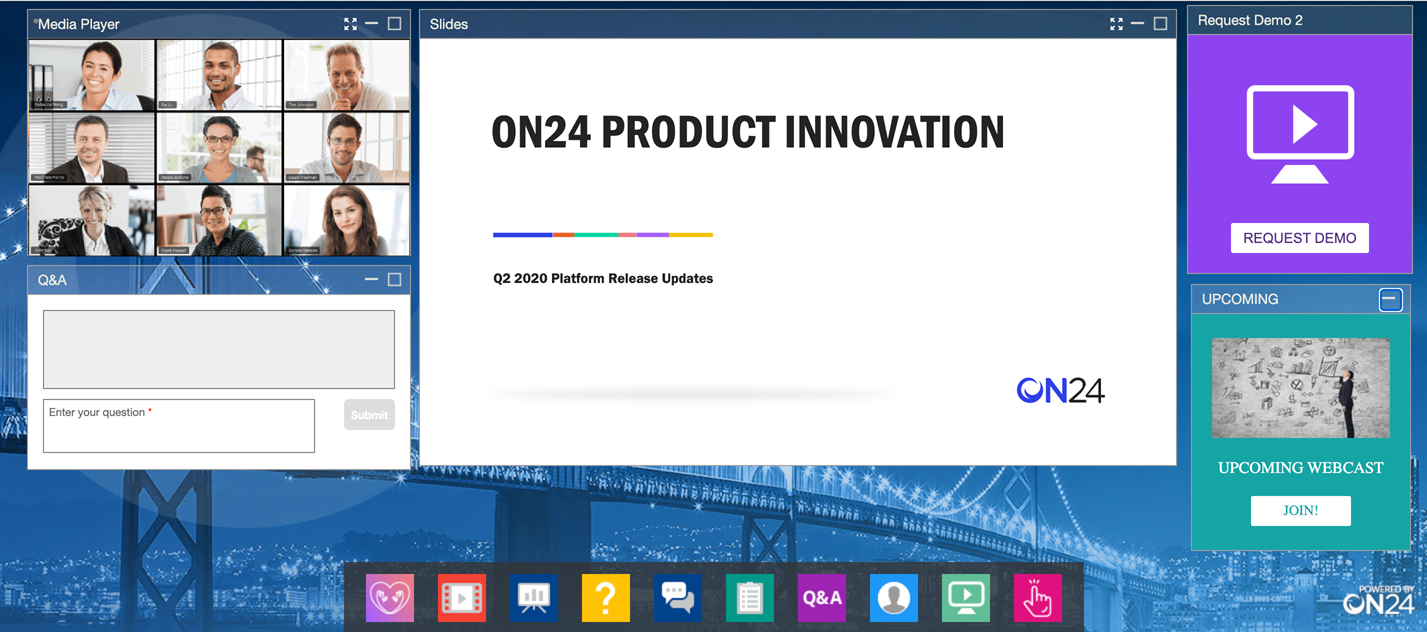 Streaming a Zoom Meeting into a Live Webcast using Broadcast Video – ON24