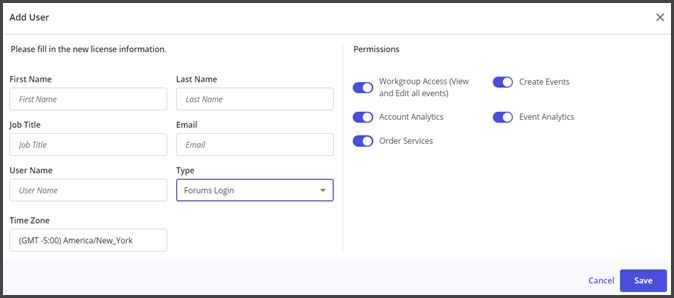 Forums Login Basics and User Setup – ON24