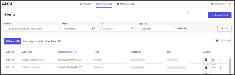 Forums Login Basics and User Setup – ON24