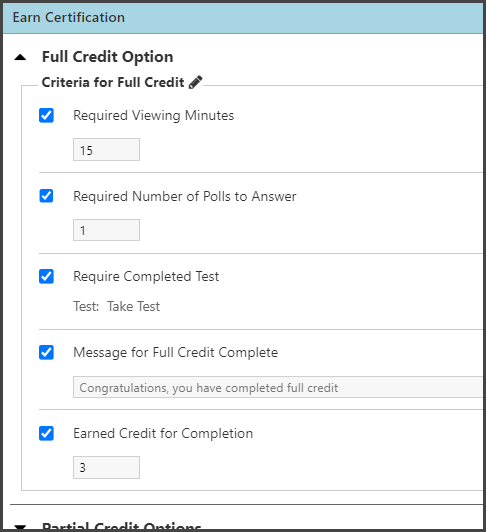 Earn Certification Tool – ON24