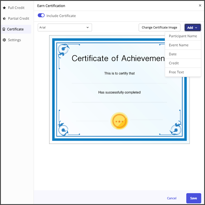 Earn Certification Tool – ON24